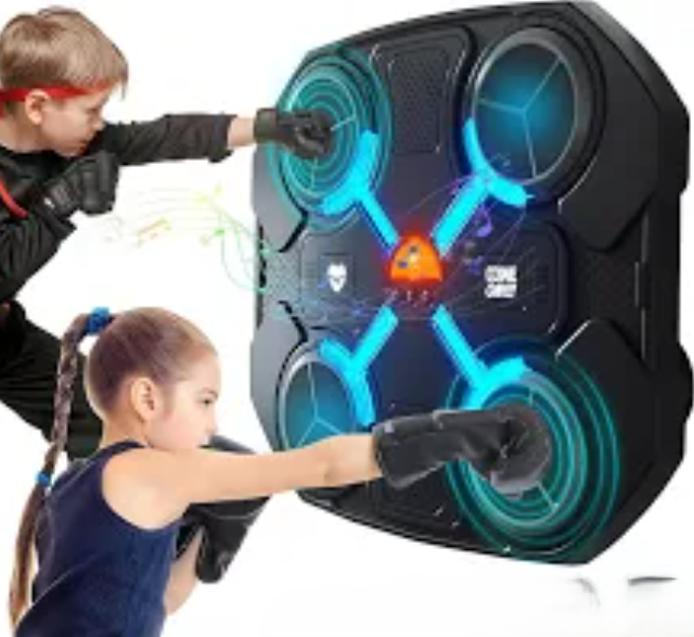 Wall Mounted Music Boxing Machine for Kids – Fun & Fitness Toy